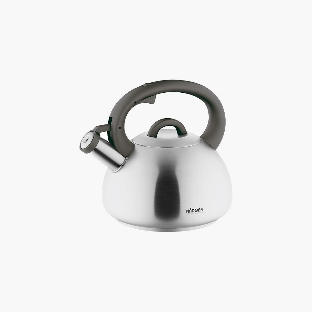 Чайник нерж 2.8Л MAGDA со свистком индукция NADOBA