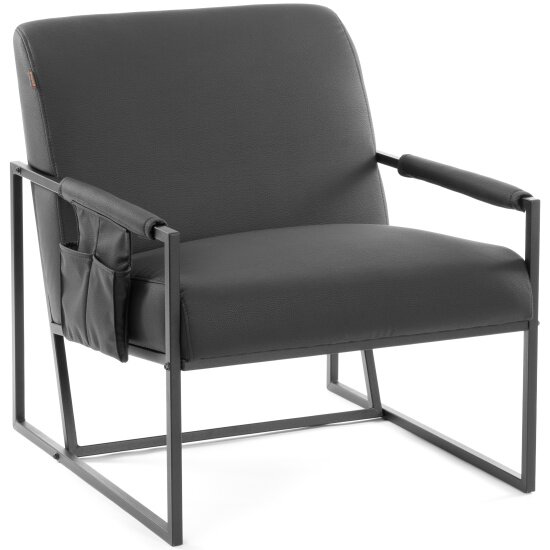 Кресло Tetchair Charli LUX/Чарли Люкс экокожа , Sharp Чёрный