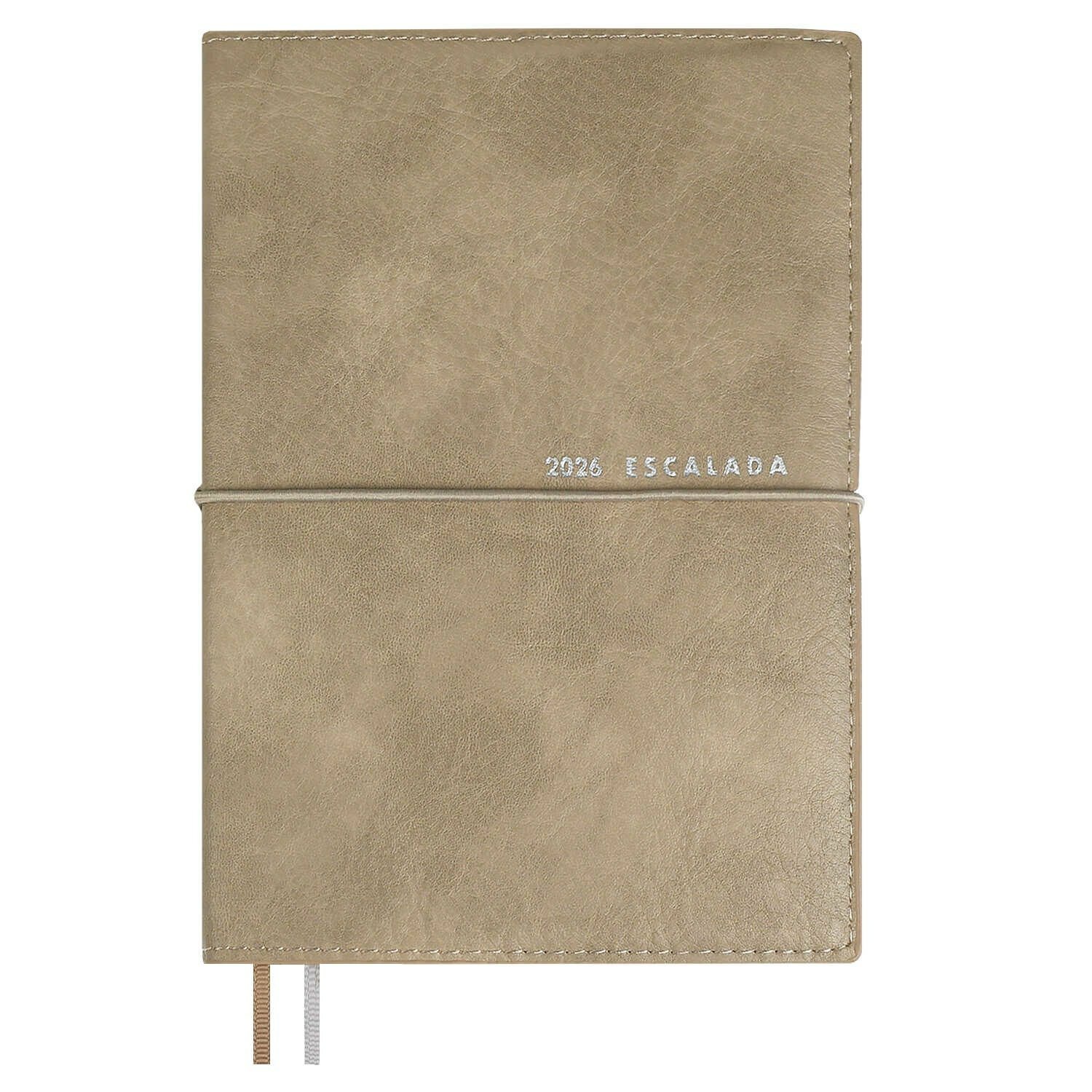Ежедневник датированный 2026 год, А6+, 128 листов, "Шеврет", бежевый