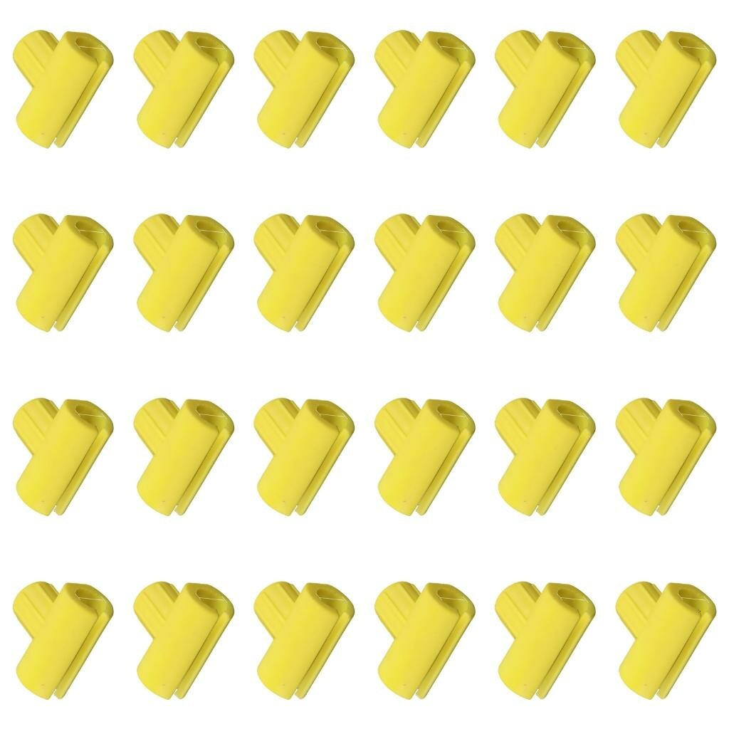 Набор соединителей для лески, 24 шт, Желтый