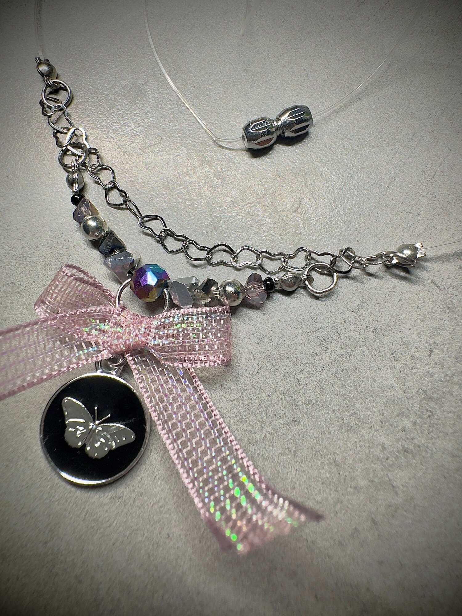 Чокер, керамика, стекло, металл