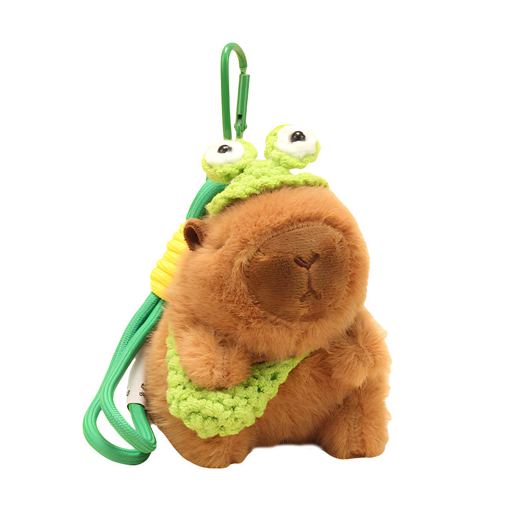 AOAOXIONG Capybara Healing Plush Pendant 11cm Height null