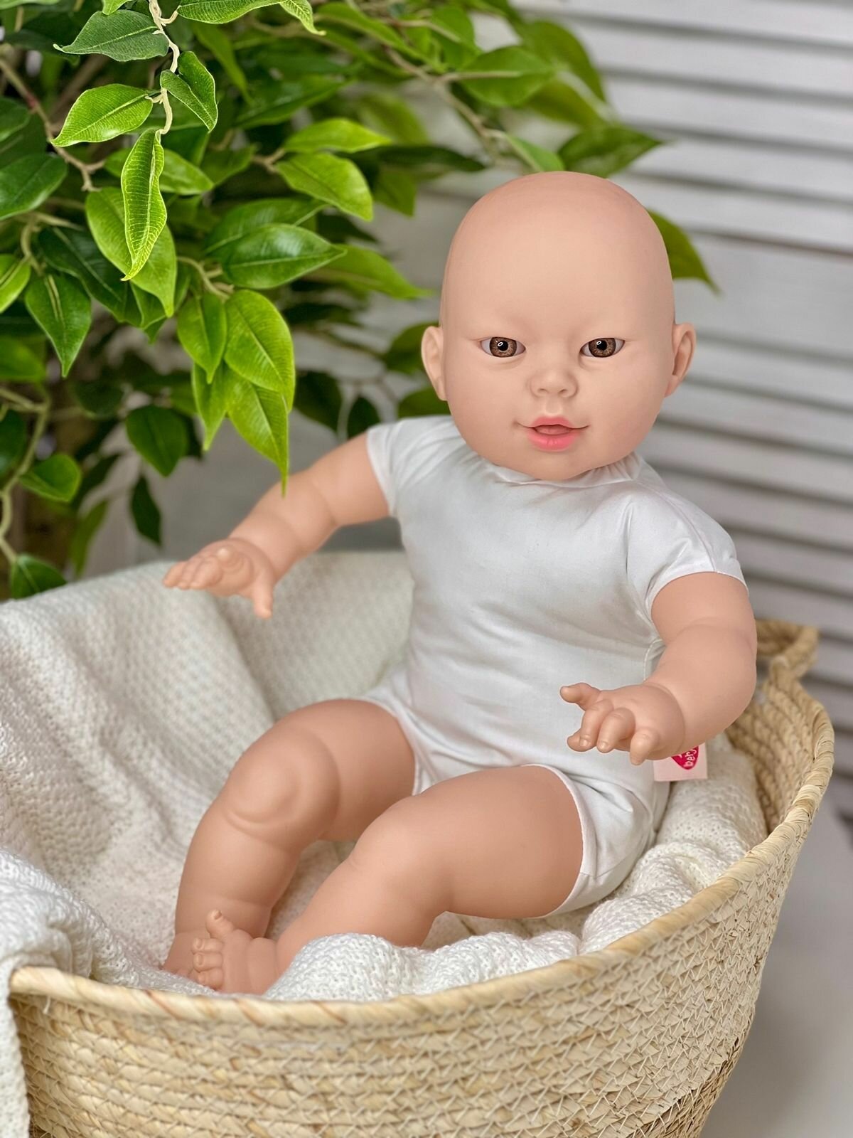 Кукла для девочки мягконабивная 42 см без одежды