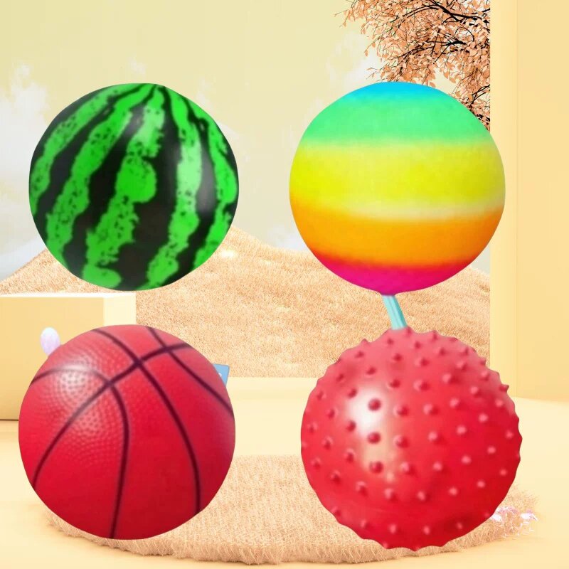 Новые детские футбольные игрушки, мяч-слэпбол, надувной мяч для детского сада, мяч-арбуз, радужный мяч, маленький