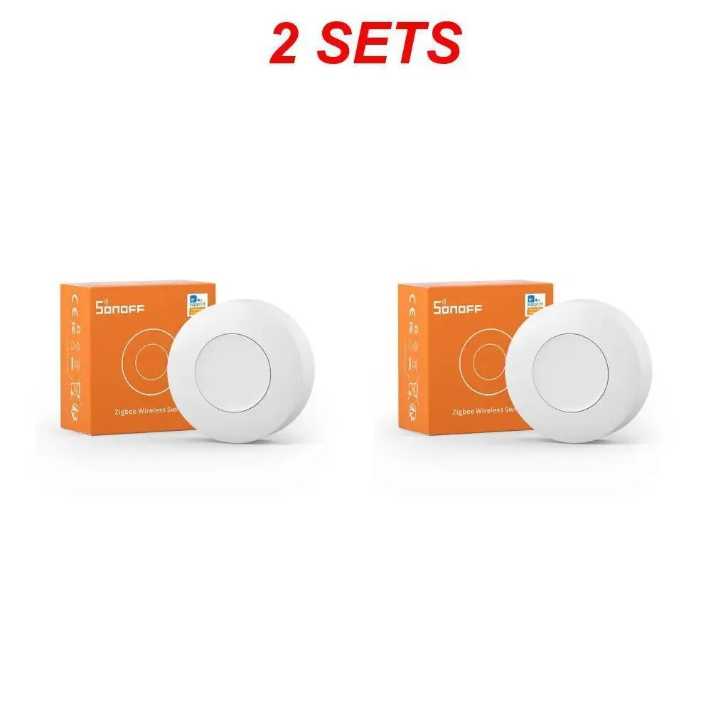SONOFF SNZB-01P Беспроводной интеллектуальный переключатель Zigbee SNZB-01P(2PCS)