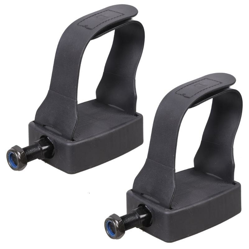 Педали для велотренажера с ремешками, Стиль B