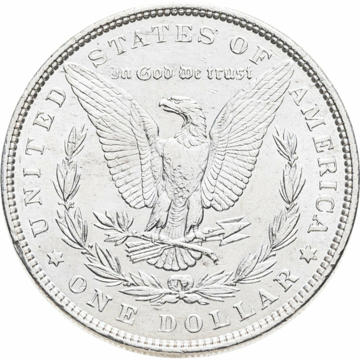 США 1 доллар dollar 1887 Доллар Моргана, Серебро 900, в сохранности UNC