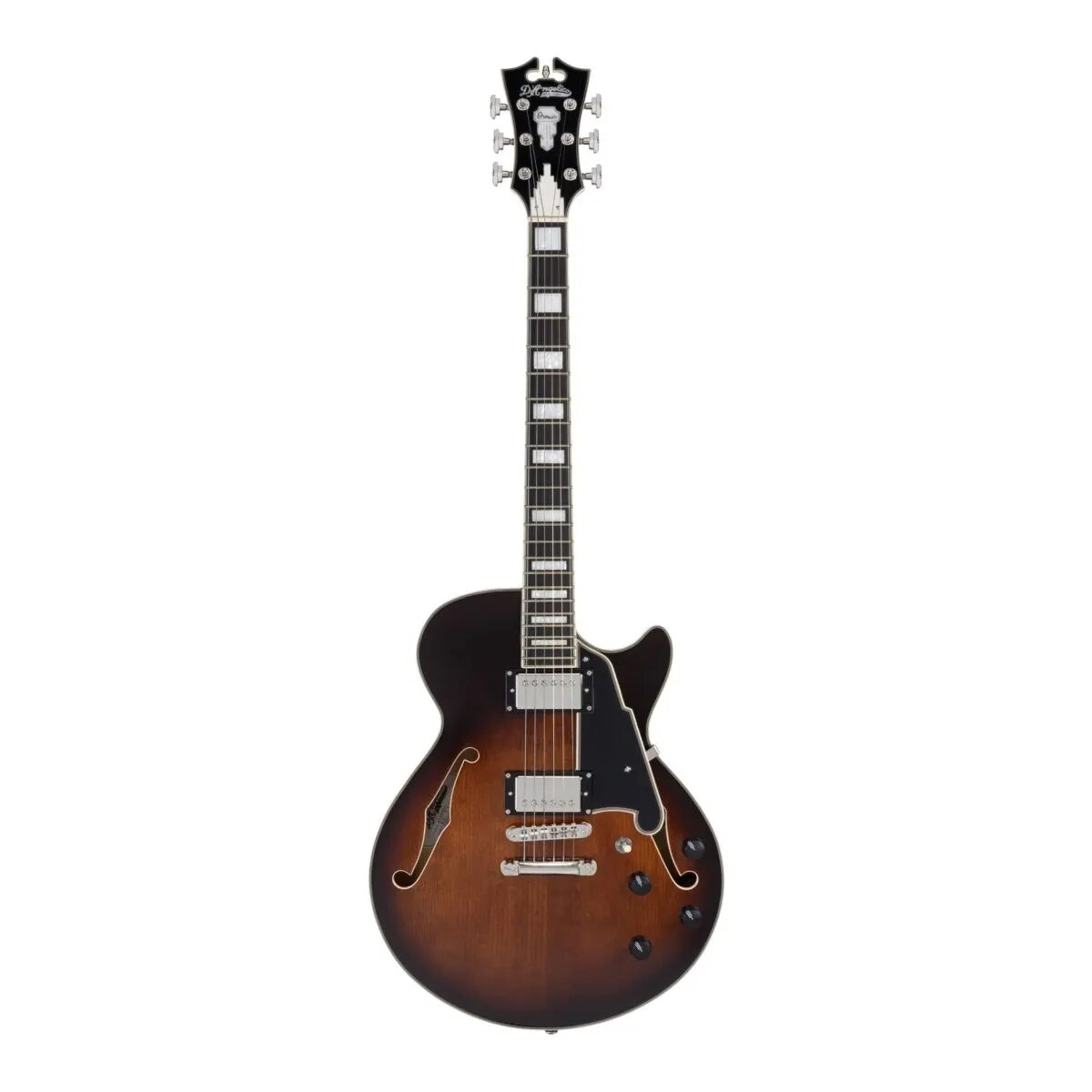 Полуакустическая гитара D'Angelico Premier SS Brown Burst (чехол в компл.)