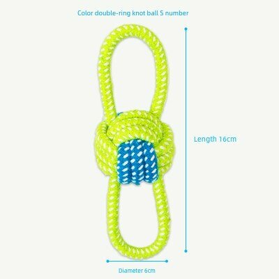 Игрушка для собак, прочная жевательная веревка для чистки зубов, для крупных собак, голден ретривер, лабрадор, узловая