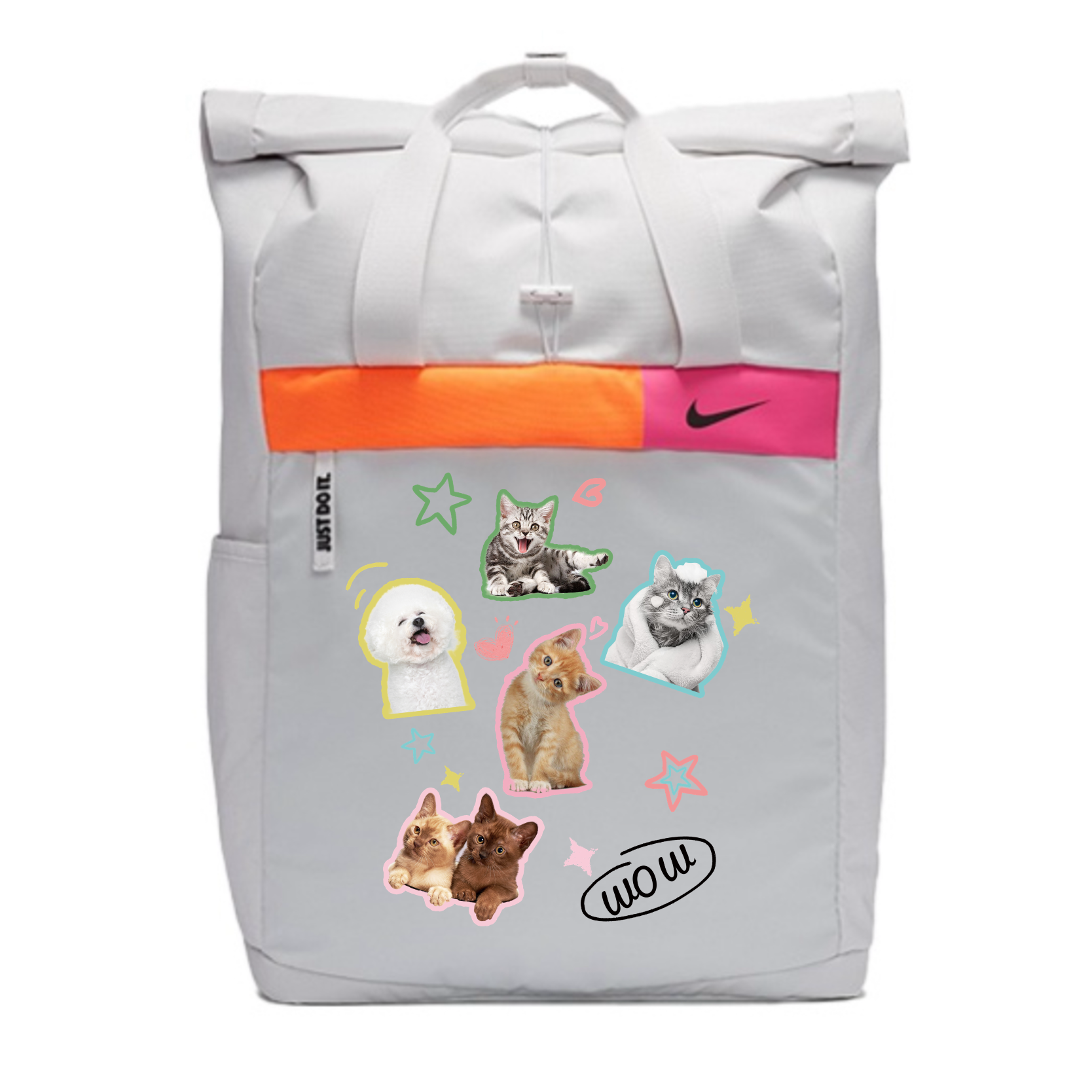 Рюкзак унисекс Nike Fabric Backpack Light Silver Gray 1380543724
