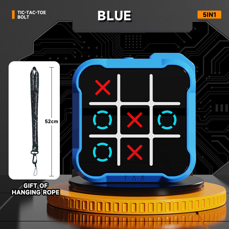 Игра в крестики-нолики, универсальная интерактивная семейная игрушка для детей, образовательная игрушка для родителей и детей, портативная настольная игра
