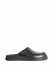 Мюли Rick Owens Leather flat mules, размер 38, black/black
