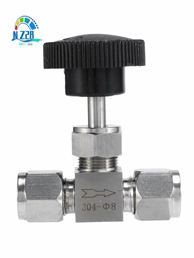 G1(P X) Регулируемый игольчатый клапан с наружным диаметром 8 мм, трубка из нержавеющей стали 304, кислотостойкая, прямым набором карт высокого давления, кран