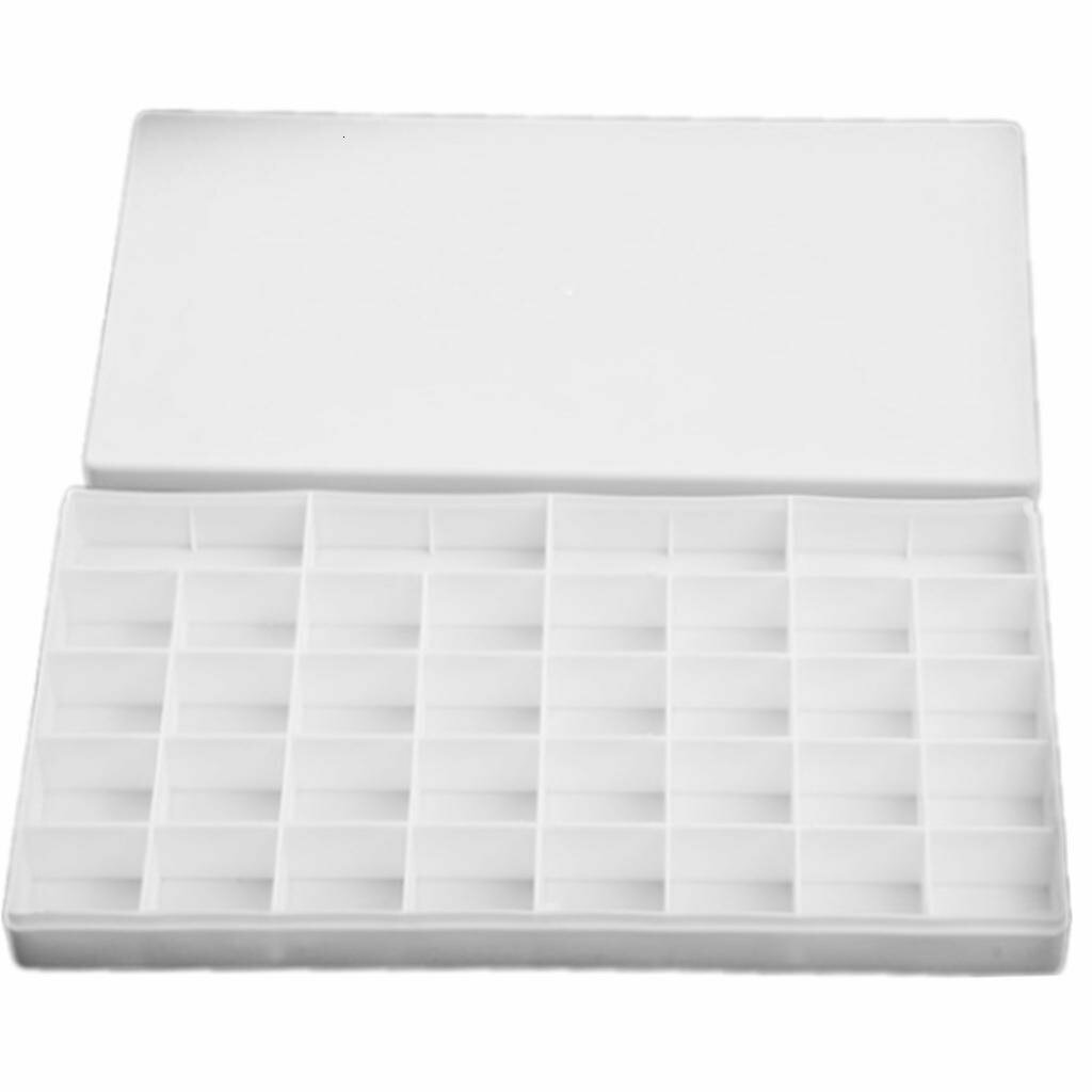 Коробка для акварельных красок с крышкой Дорожный футляр для красок на 24 и 36 лунок Лоток для красок