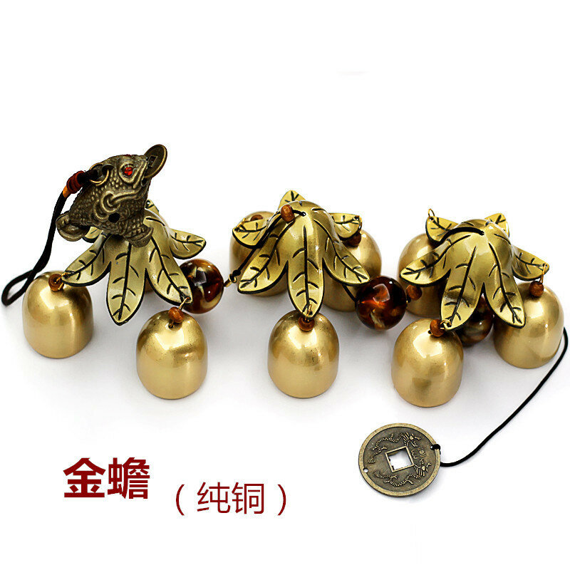 Оптовая продажа от фабрики: различные стили 3-слойного 9-колокольчика из латуни, подвесное украшение, колокольчик фэн-шуй