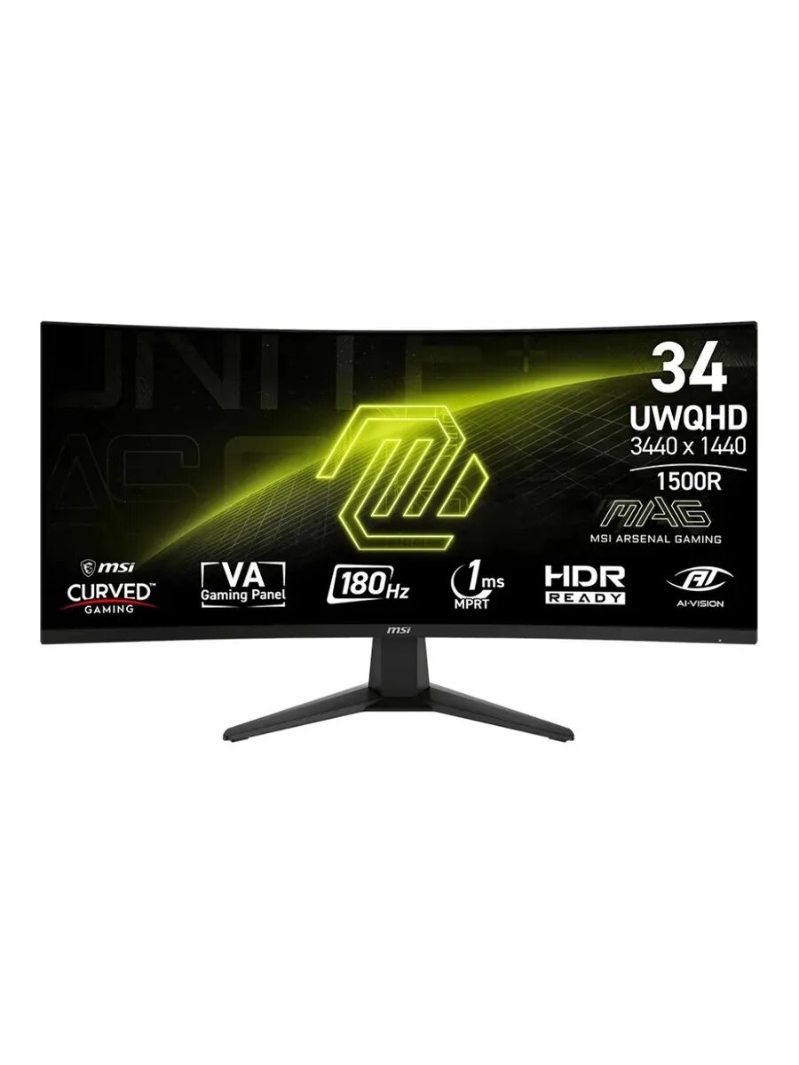 Монитор 34" 346CQ VA Curved 3440x1440 180Hz 1ms