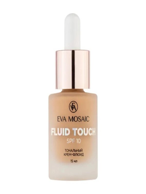 Eva mosaic Тональный крем-флюид Fluid Touch, 15 мл, 04 Бежевый