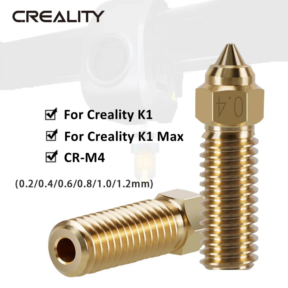Creality Сопла латунные для 3D-принтера K1/K1 Max, 1.0mm