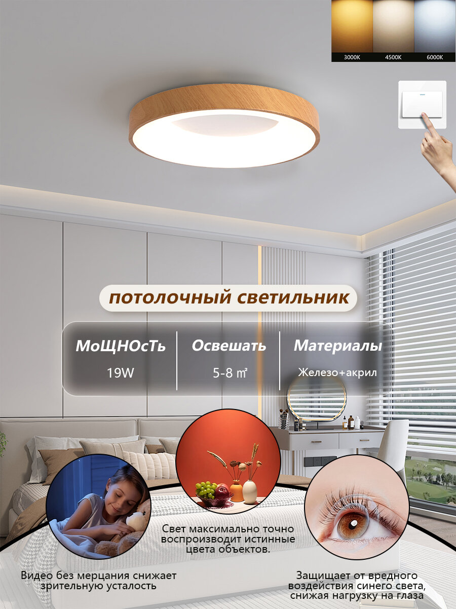 Подходящие для спален и гостиных светодиодные потолочные светильники JC Lighting