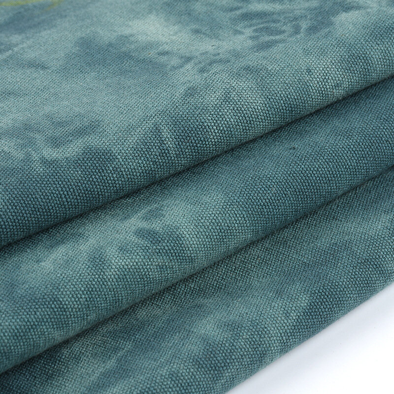 2025 8 Безопасная хлопковая ткань с эффектом тай-дай, выстиранная ткань для сумок, обуви, шляп, подушек, материал для тай-дай