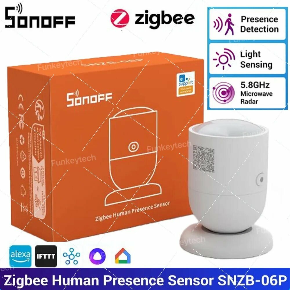 SONOFF SNZB-06P Zigbee 3.0 Датчик присутствия человека