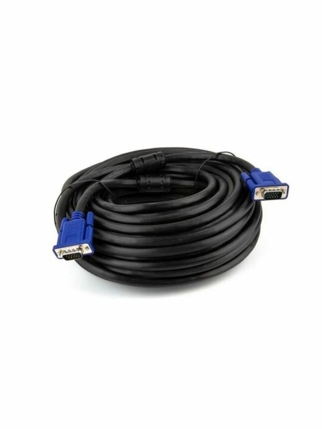 Шнур VGA-VGA 10 метров, V306 черный