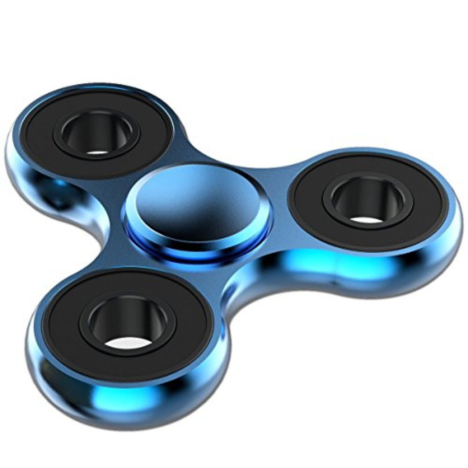 Fidget Spinner - Пакет из 1 сенсорная игрушка для снятия стресса и тревоги у детей и взрослых, galvanized ADHD, подарки на день рождения, подарки в носки.