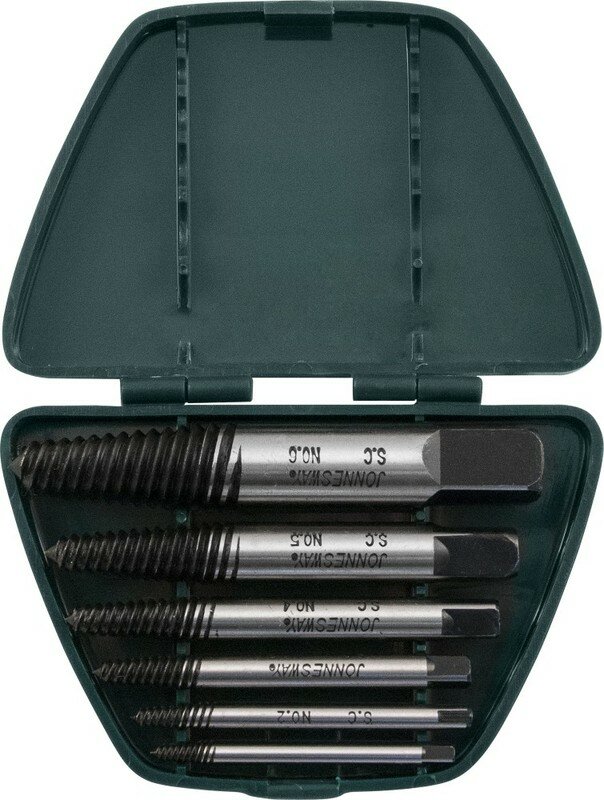 Комплект экстракторов JONNESWAY AG010048 Universal "съемник шпилек" 1/8"-3/4", 6 предметов