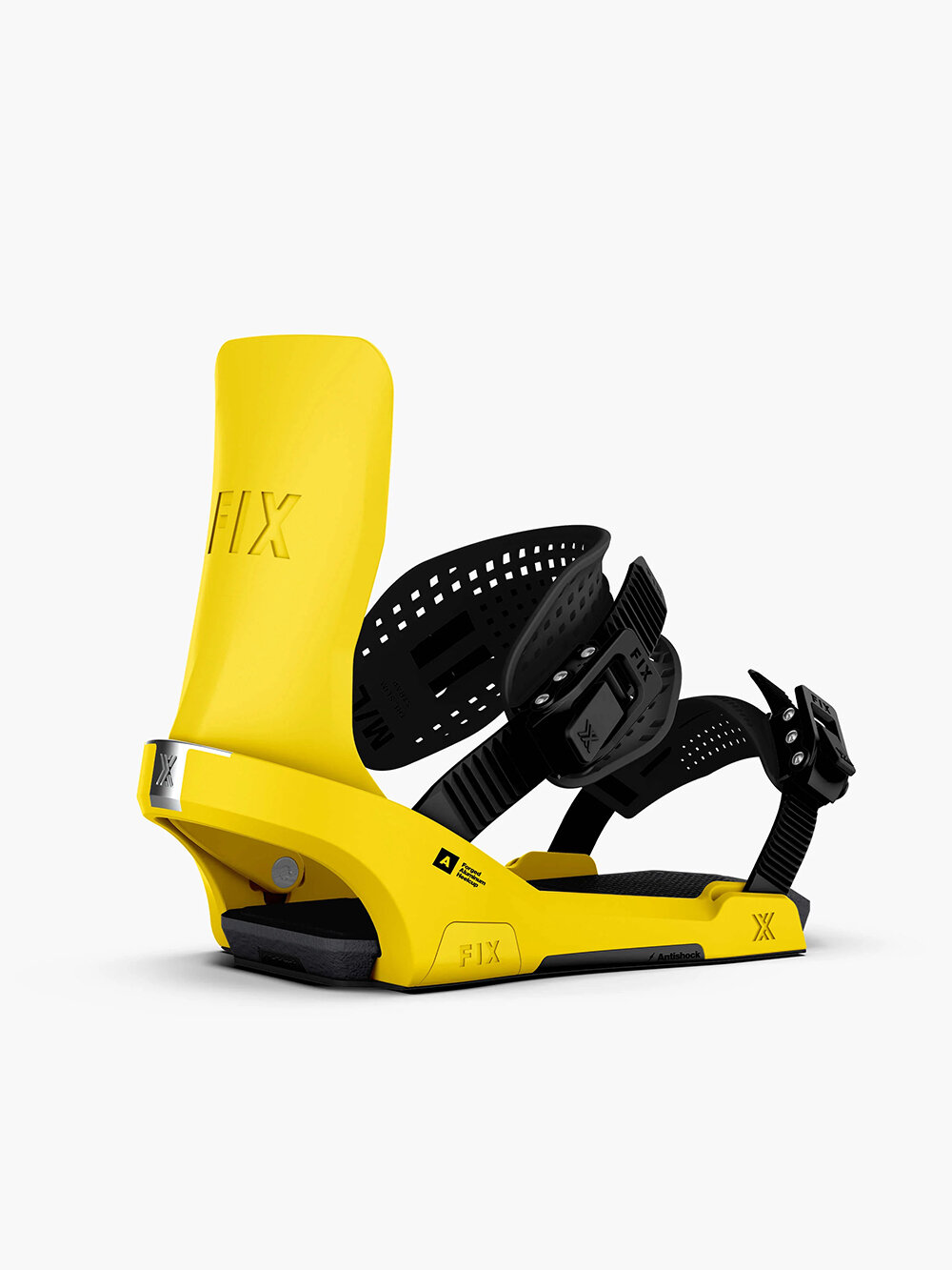 Крепления для сноуборда Fix block 3 saber yellow, размер L (сноуборд)