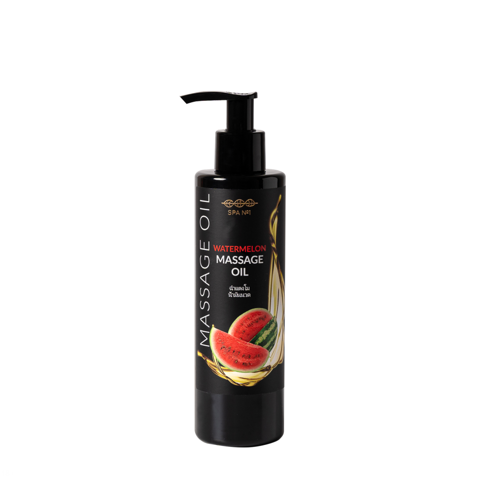 Массажное масло для тантрического массажа с ароматом арбуза, 250 мл