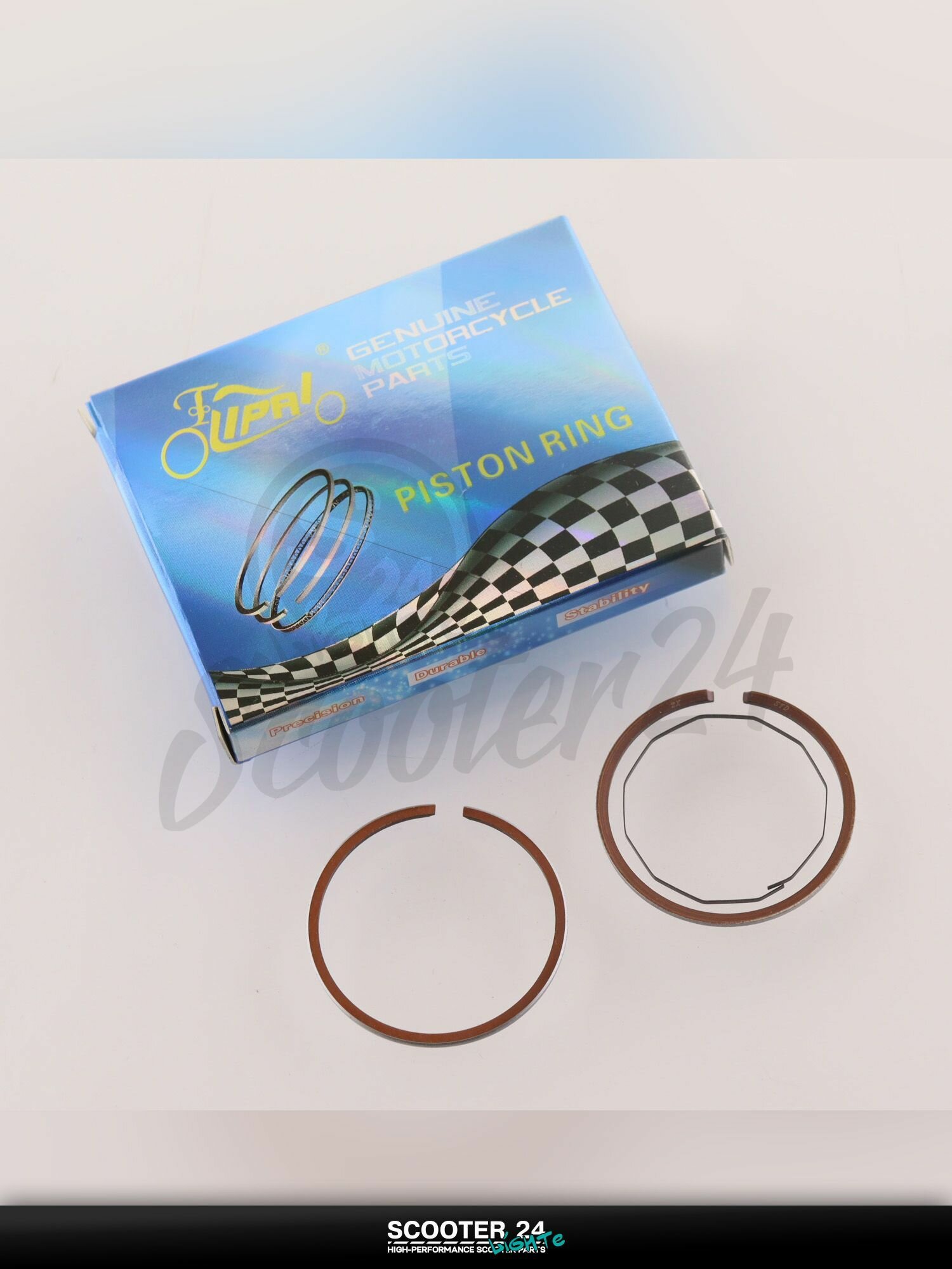 Кольца комплект на скутер Ямаха Джог / Yamaha Jog с двигателем 3KJ 50 . STD ( 40,00, 2JA/3KJ) "LIPAI" (mod.C)