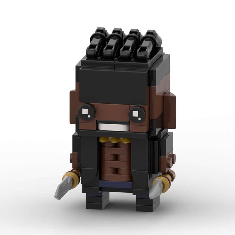 MOC строительные блоки Мстители Мстители Черная пантера Marvel Brickhead собранный набор украшений для гостиной