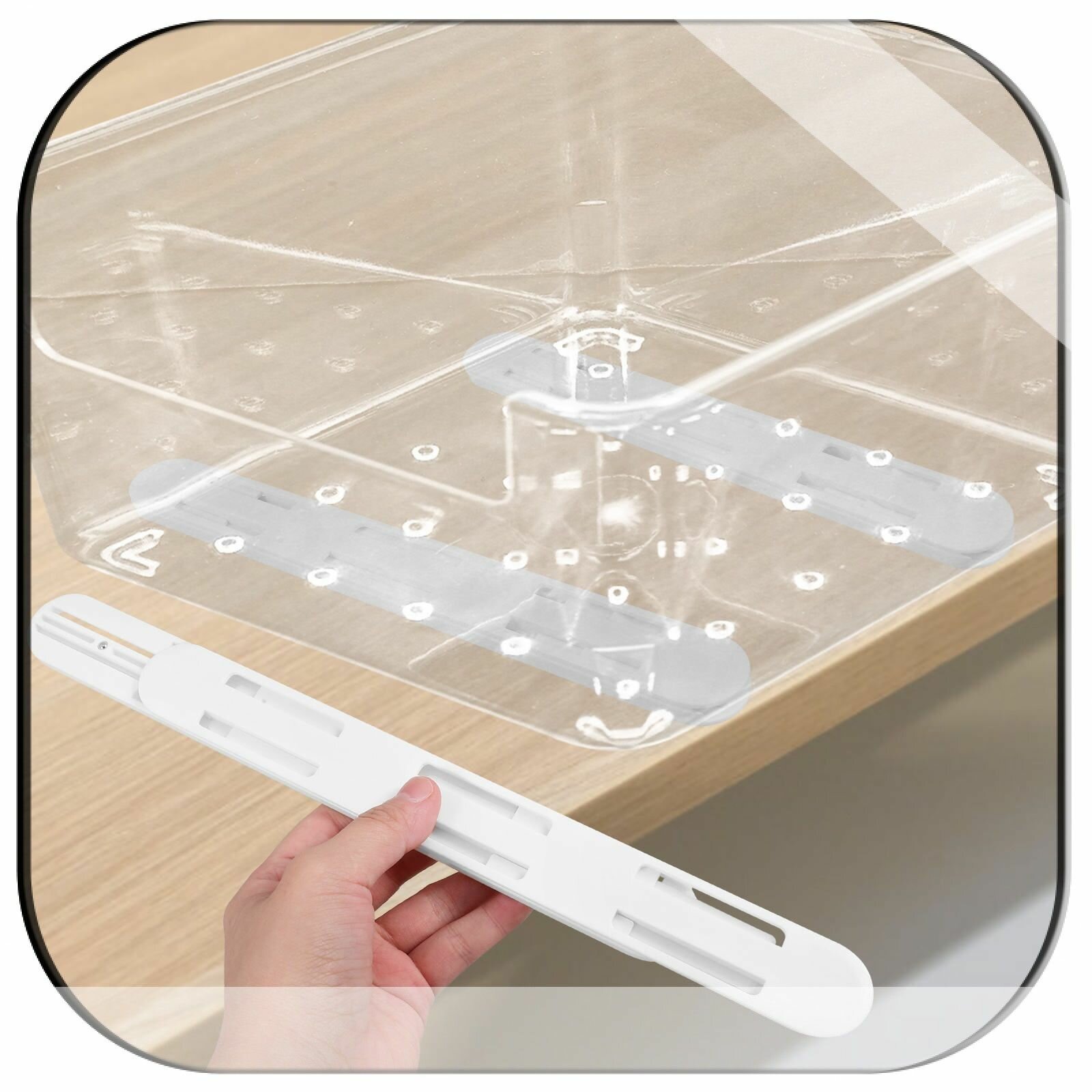 2 Штуки Направляющие, Из ABS-пластика, Для Организации в Спальне