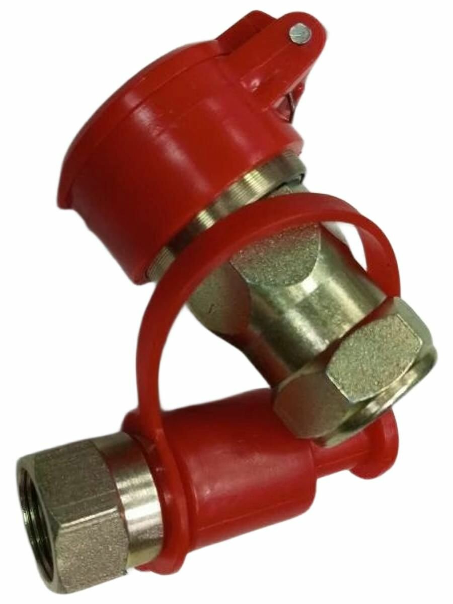 Головка соединительная быстросъемная тормозной системы прицепа 22мм (груз. авто) красная комплект