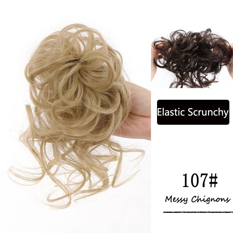 Завитой шиньон messy chignon, Цвет: AM41-107