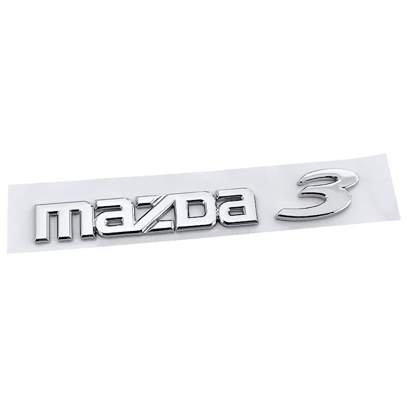 АБС-пластик, багажник автомобиля, задний логотип, наклейки с буквами для Mazda 3, Mazda6, задняя табличка, декоративный значок, модифицированные аксессуары