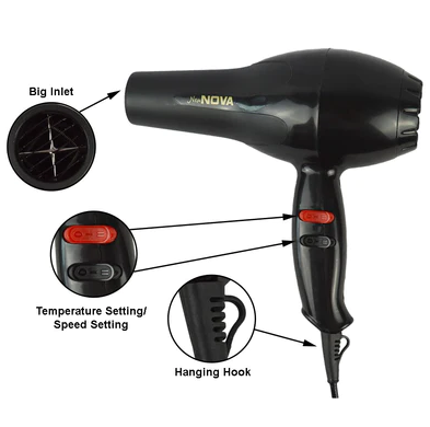 Новый фен Nova NV-6130 2800 Вт