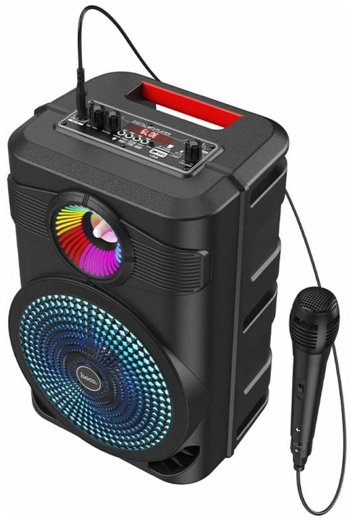 Беспроводная колонка HOCO BS46 Mature outdoor, Bluetooth, 1800 мАч, 10Вт*1, черный