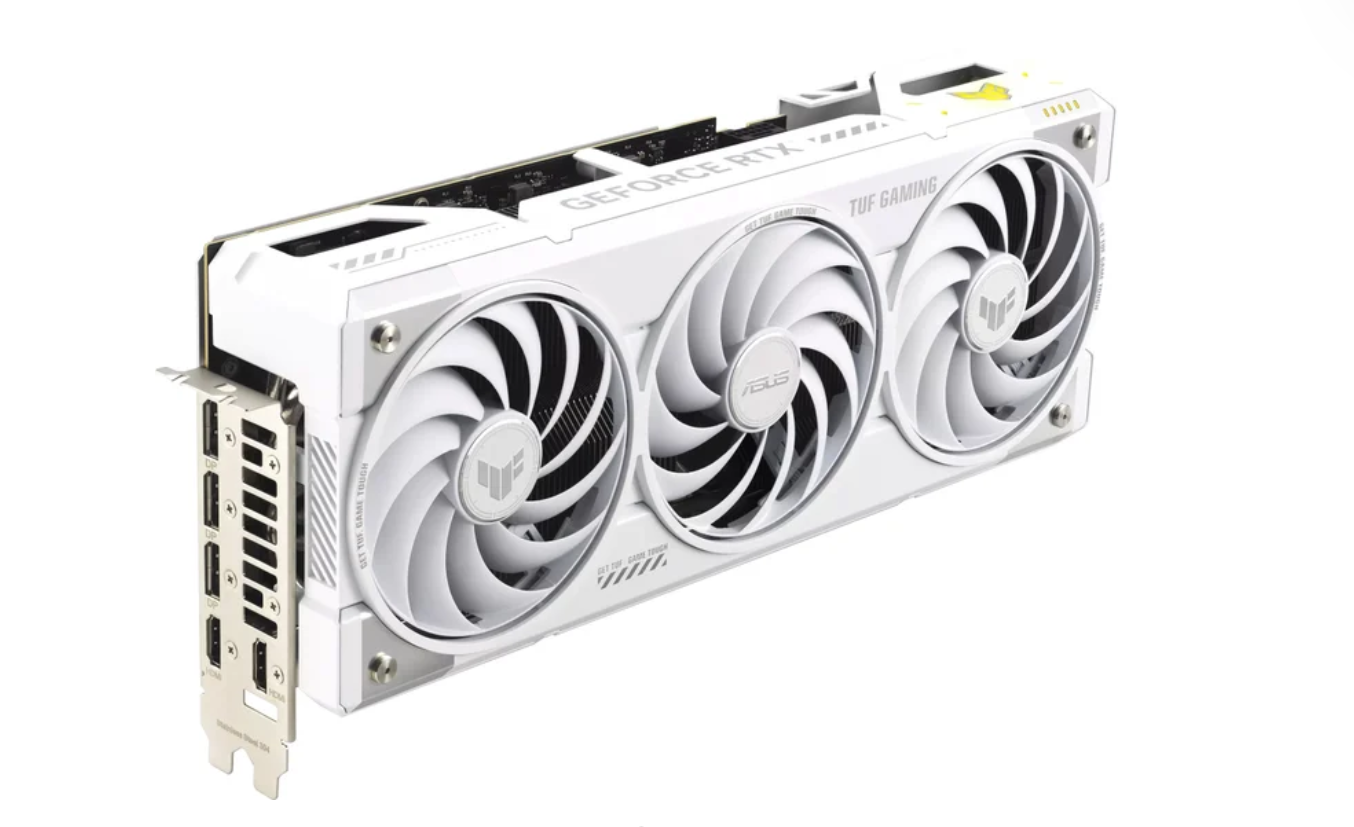 Видеокарта ASUS TUF Gaming GeForce RTX 5070 Ti 16GB GDDR7 BTF White OC Edition TUF-RTX5070TI-O16G-BTF-WHITE