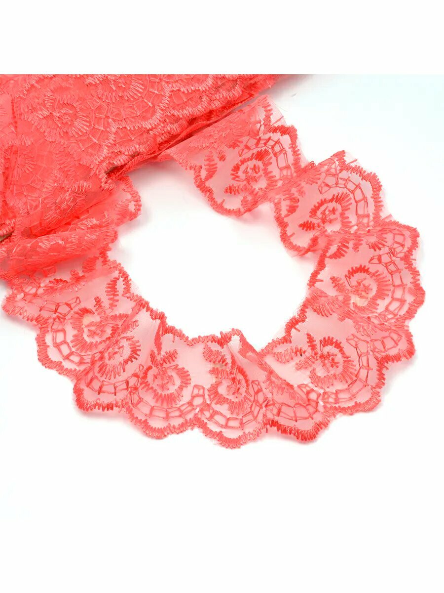 Кружево капроновое для рукоделия и шитья 45мм 9,14м