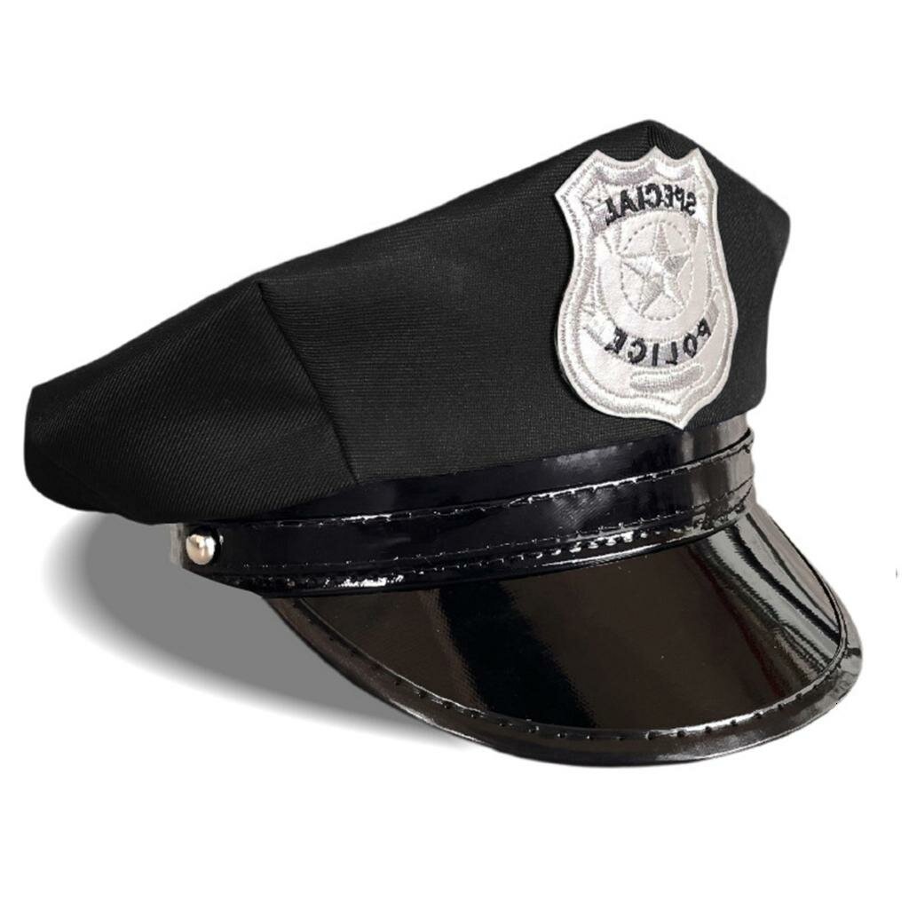 Восьмиугольная полицейская фуражка, Черная восьмиугольная шляпа