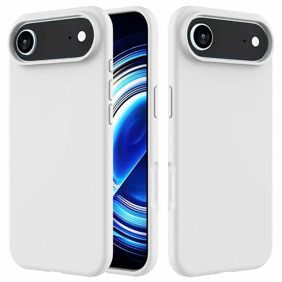 Силиконовая накладка без логотипа (Silicone Case) для Apple iPhone 17 Air белый