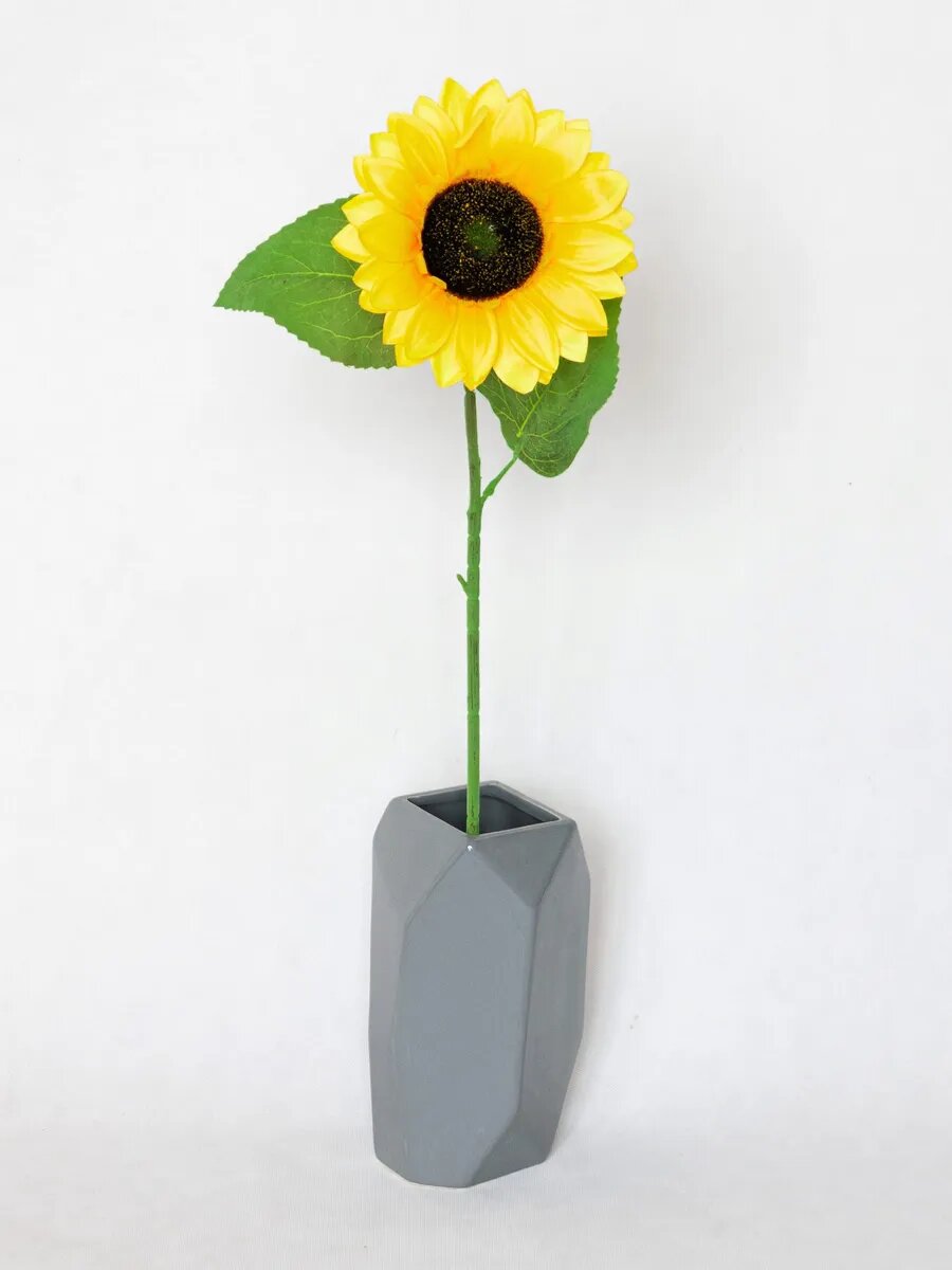 Цветок искусственный Подсолнух 70 см