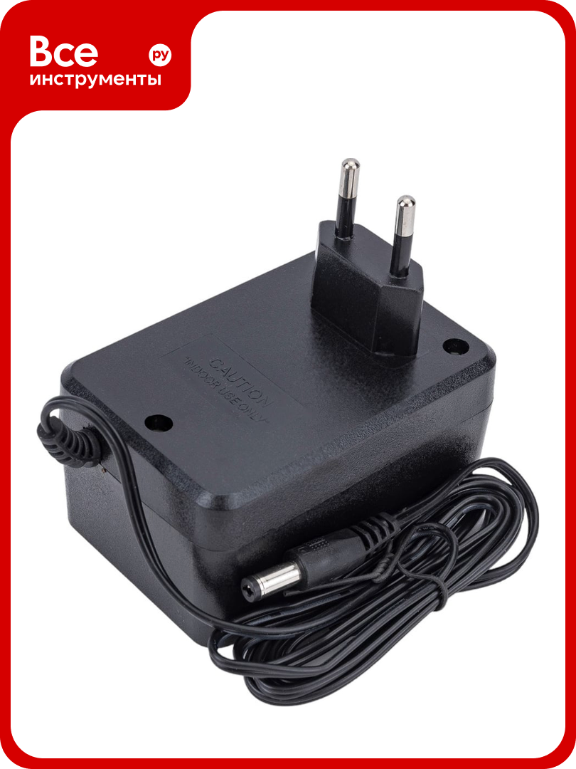 Адаптер/блок питания ROBITON AB9-800S 16172, импульсный, круглый штекер 5.5×2.1 мм, выход 9 В мощность