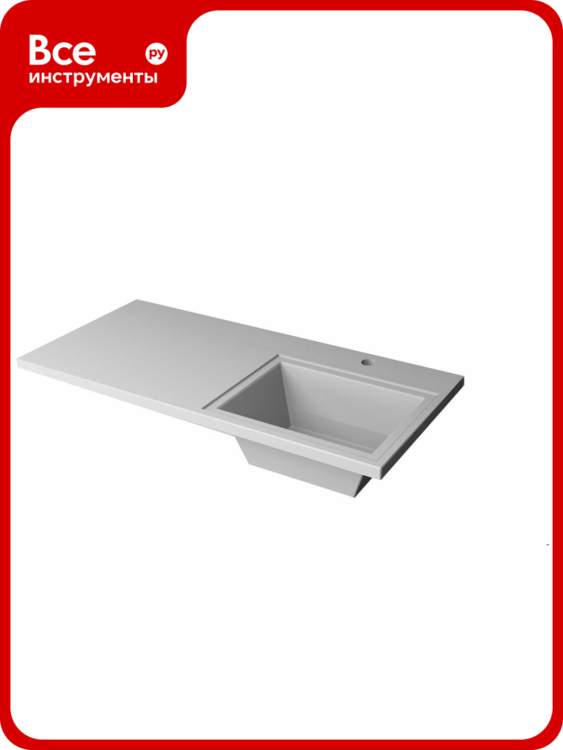 Раковина над стиральной машиной Stella Polar Мадлен 100, правая SP-00000466