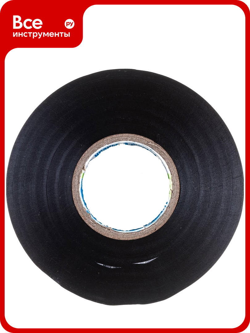 Изоляционная лента Folsen 19 мм x 33 м, черная, не поддерживает горение 013514