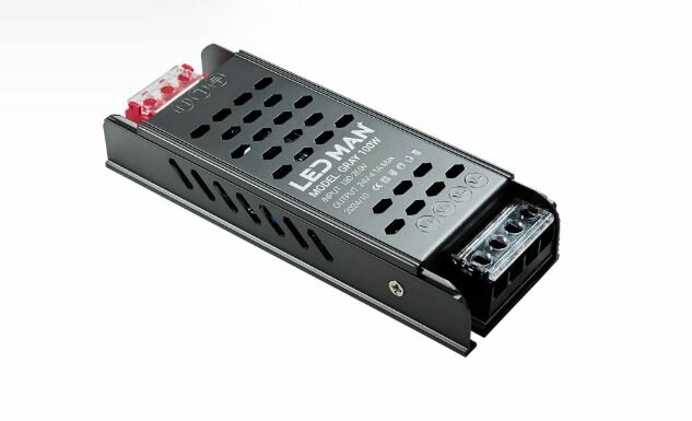 Блок питания для светодиодной ленты LED MAN 100Вт 24В, GRAY