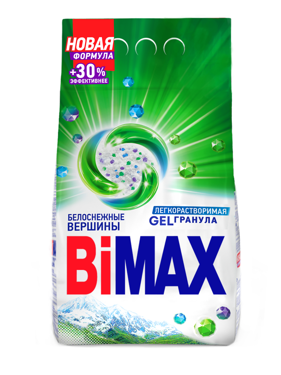 Стиральный порошок BiMAX Белоснежные вершины Automat IQ SMART 3000 гр.