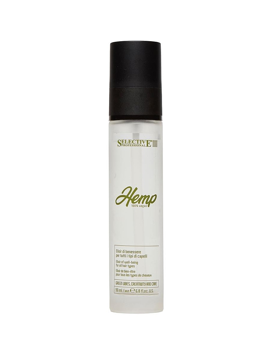 Эликсир Selective Professional Hemp Elixir, Эликсир здоровья для всех типов волос, 50 мл