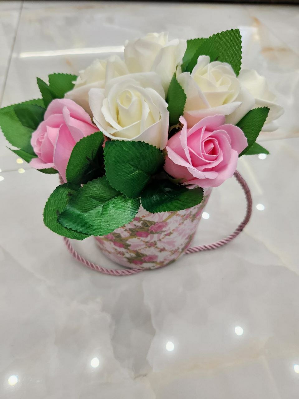 Подарочный набор из мыльных цветов "Для всех случаев жизни", "для наших любимых дам" цвет Шампань